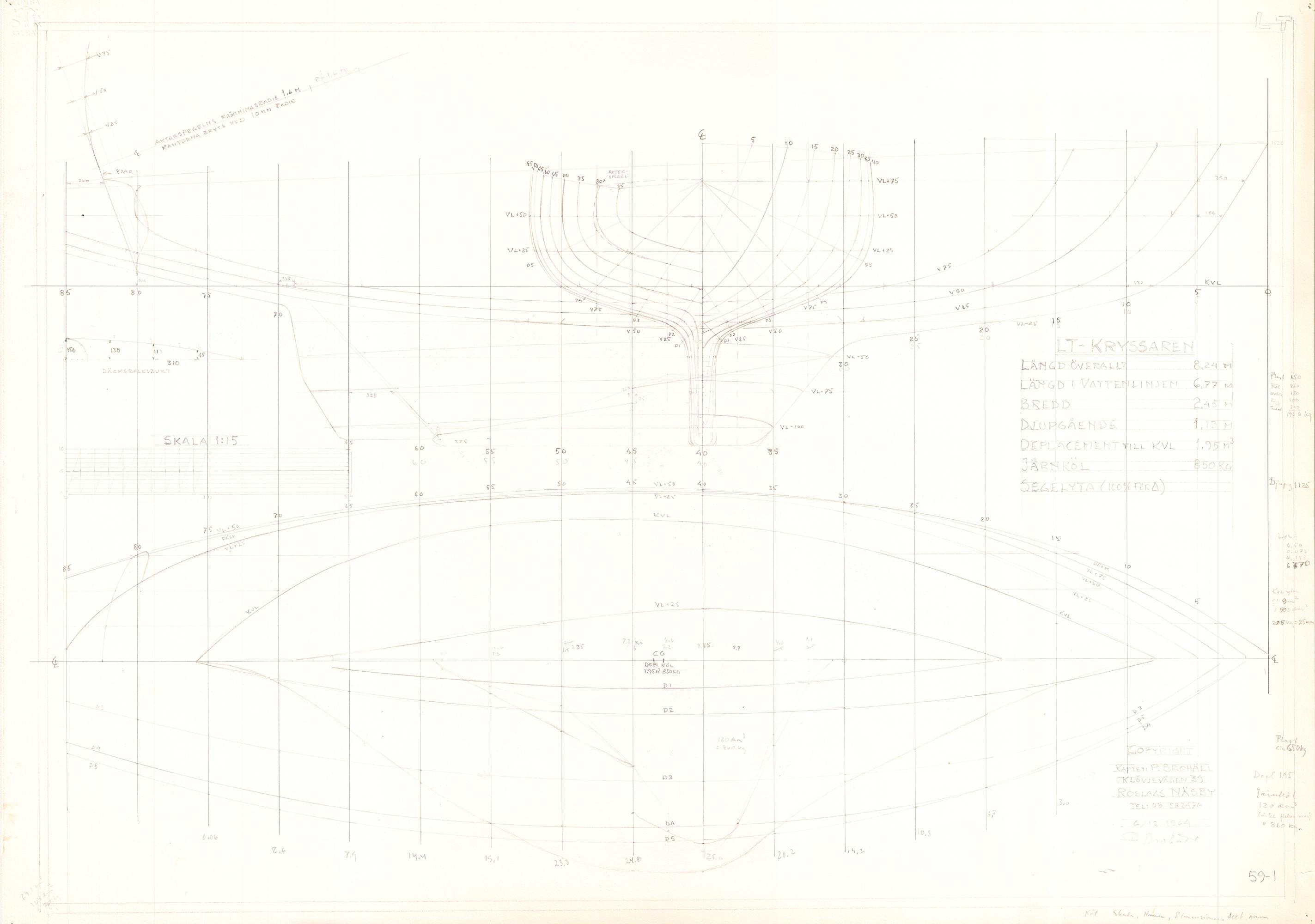 Ritning -Sjöhistoriska museet / DigitaltMuseum