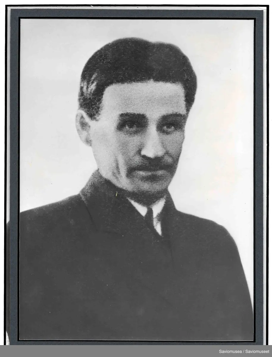 Fotografisk portrett av John A. Savio [Portrettfotografi] -Saviomusea ...