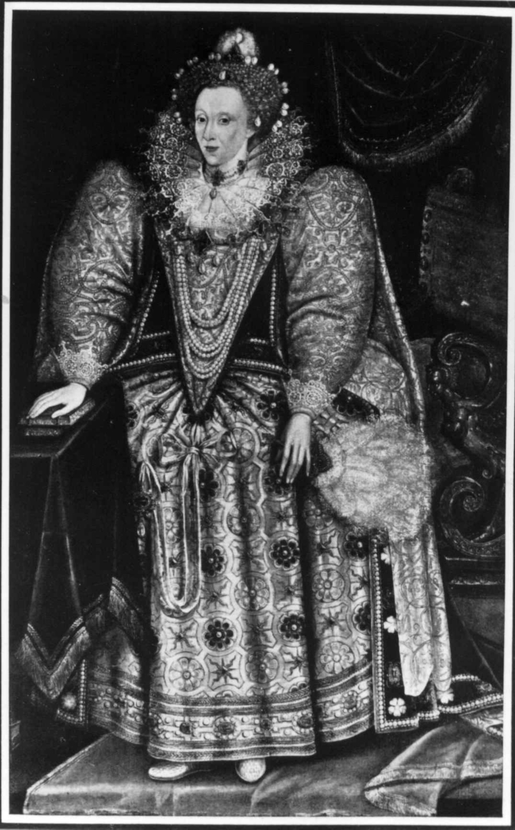 Elizabeth, dronning 1588 og 1590 England -Norsk Folkemuseum ...