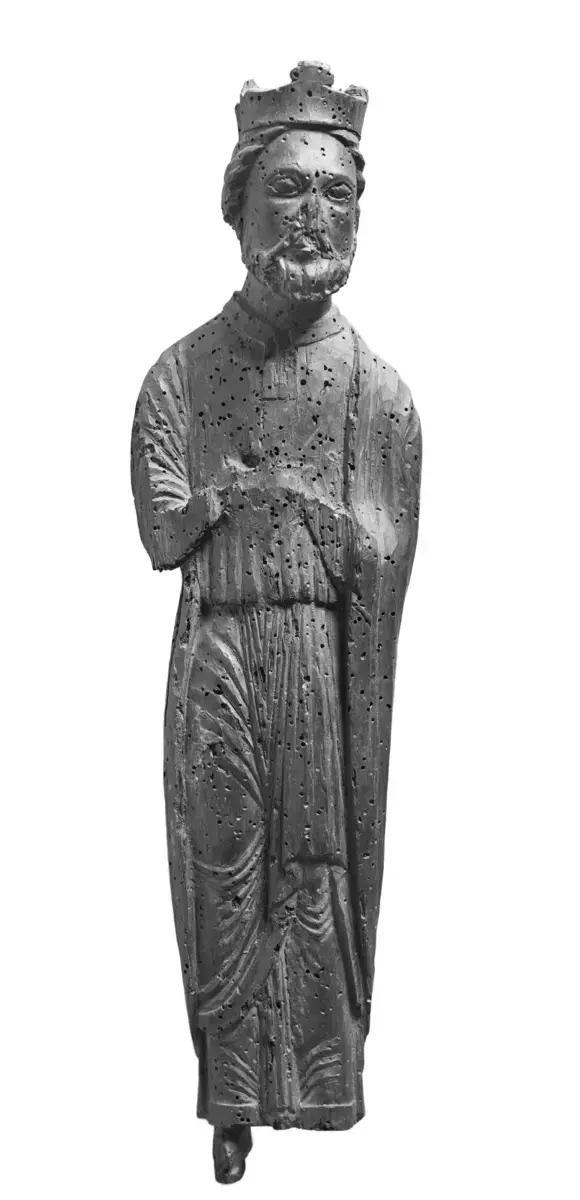Treskulptur Olav den Hellige - Den digitale olavskilden