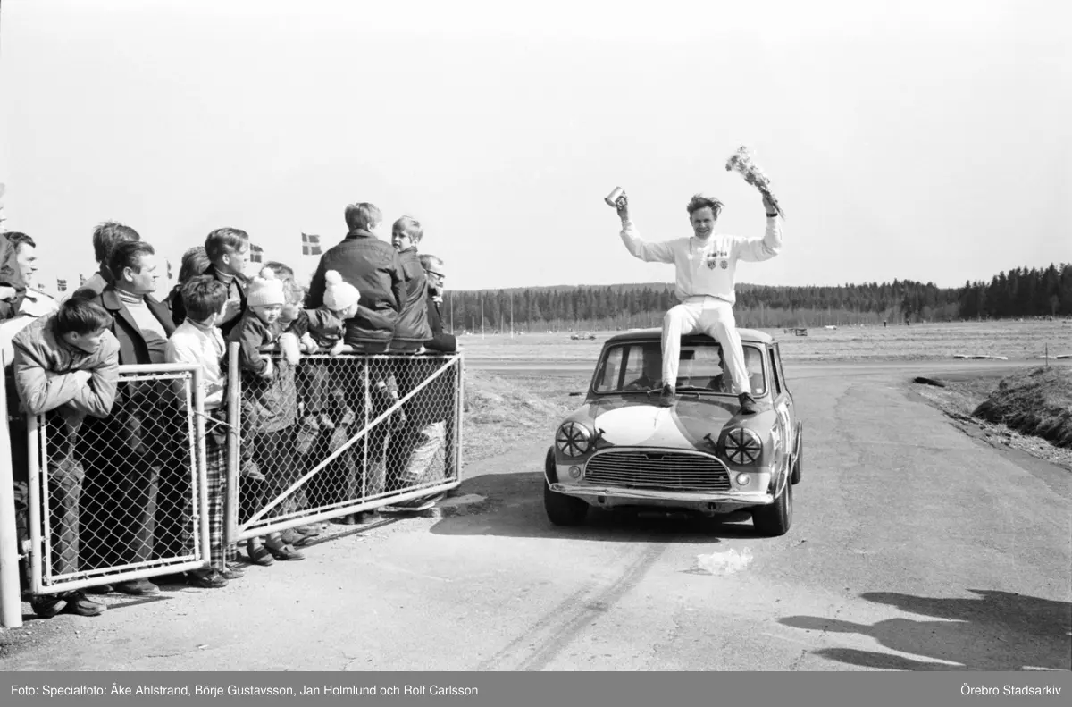 Segerbild. Karlskoga motorstadion, 1969-05-03 -Örebro Stadsarkiv ...