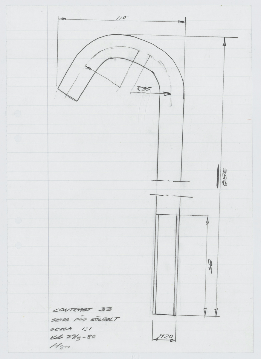 Ritning -Sjöhistoriska museet / DigitaltMuseum