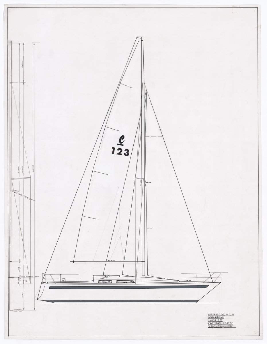 Ritning -Sjöhistoriska museet / DigitaltMuseum