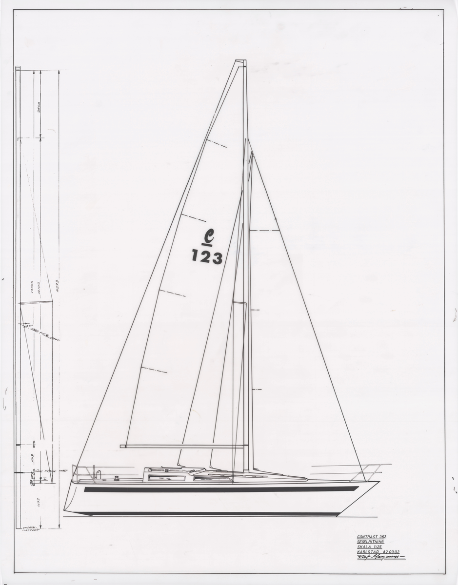 Ritning -Sjöhistoriska museet / DigitaltMuseum