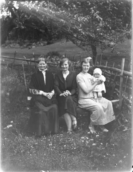 Dals Rostock. Från vänster: Sara Nilsson, Anna Andersson, Lisa Hallgren ...