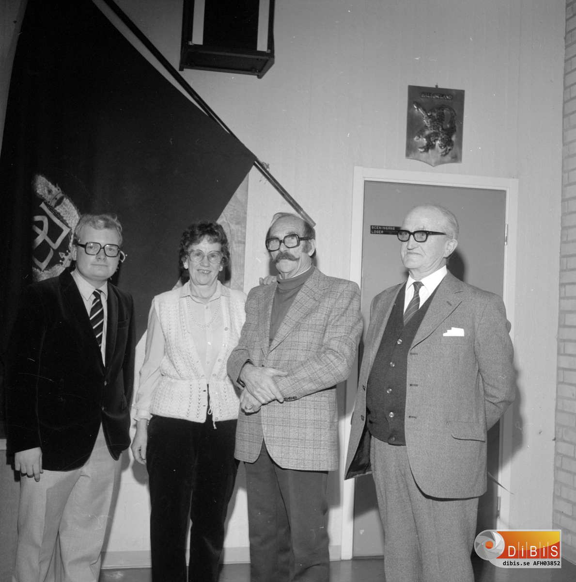 60-års jubileum hos CUF i Alfta. Fr v: Här ses ordförande Erik Bäckman ...
